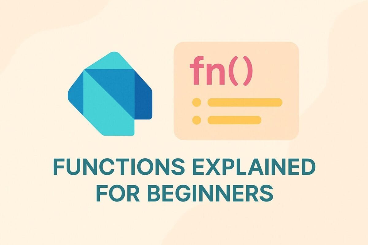 Dart Functions Explained for Beginners - Free Source Code and Learn Coding