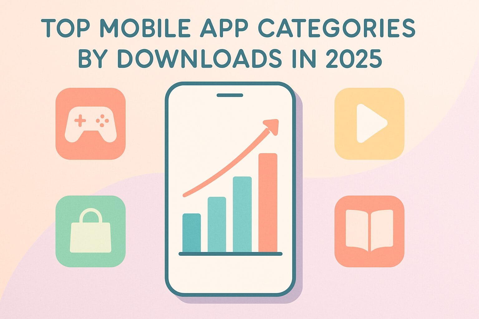 Top Mobile App Categories by Downloads 2025 - Free Source Code and ...
