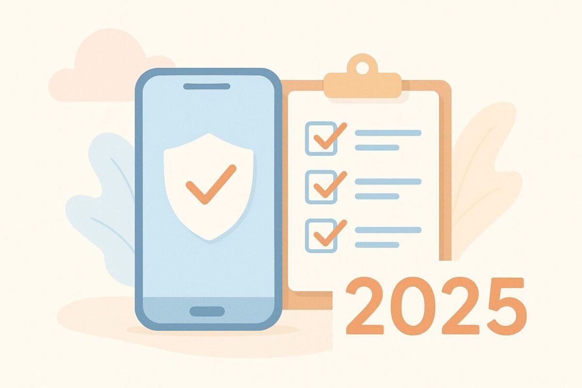 Mobile App Compliance Checklist 2025 - Free Source Code and Learn Coding