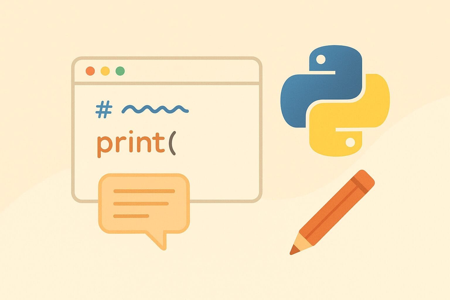 Python Comments and Print Function Practice - Free Source Code and Learn Coding