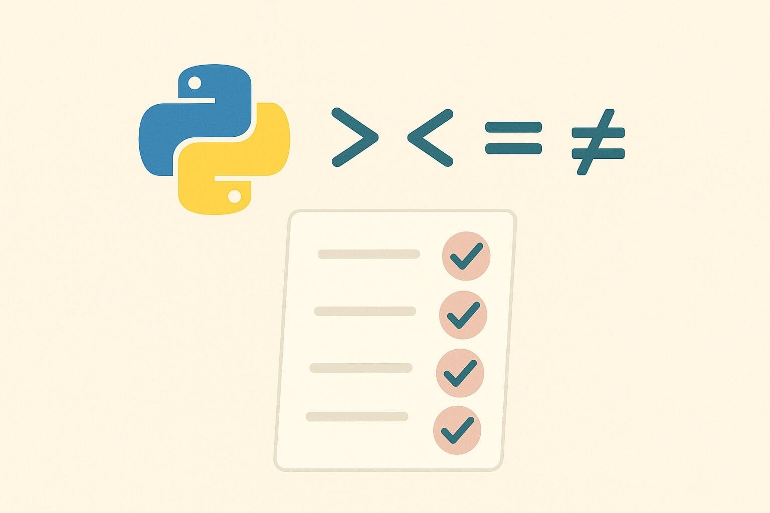 Python Comparison Operators Exercises - Free Source Code and Learn Coding