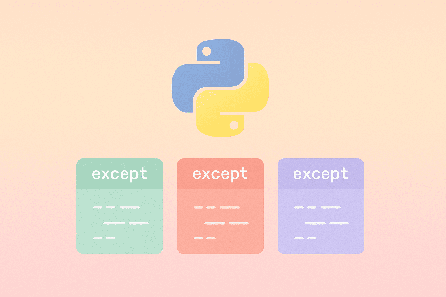 Python Multiple Except Blocks Explained with Examples - Free Source Code and Learn Coding