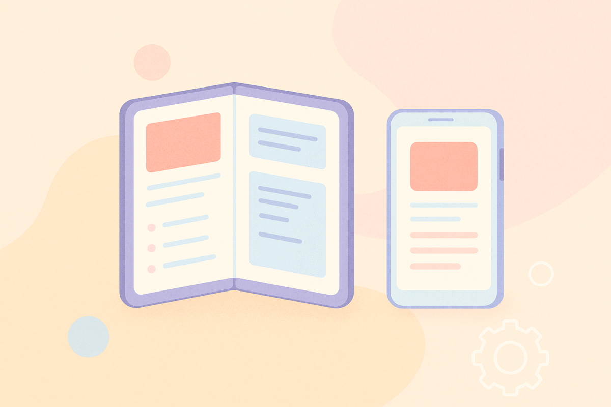 How Foldable Devices Impact Mobile UI/UX Design - Free Source Code and ...